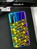 Чехол на Realme XT / Реалми XT с принтом "Warning!", прозрачный