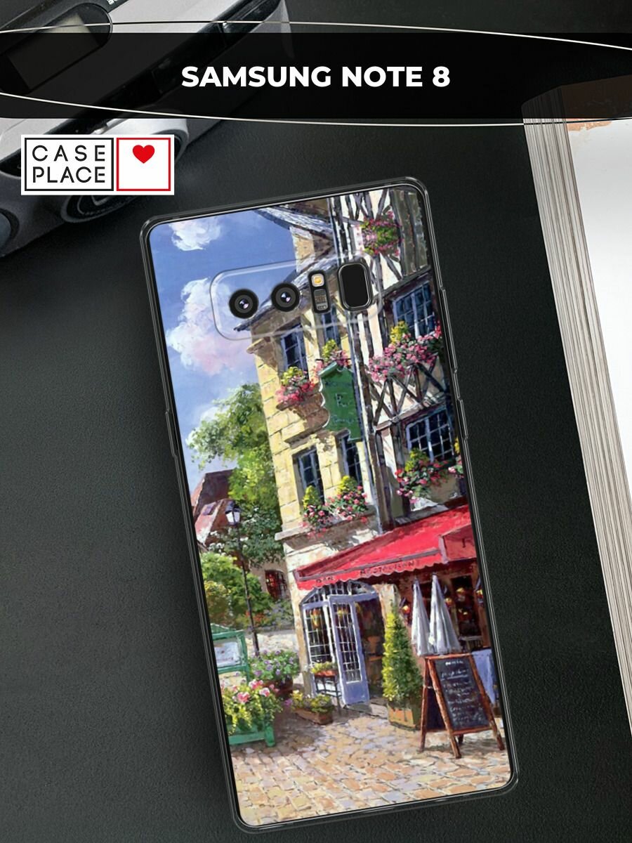 Чехол на Samsung Galaxy Note 8 / Самсунг Галакси Нот 8 с принтом "Старая улица"