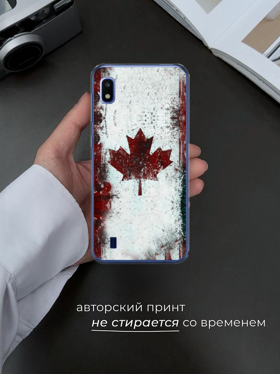 Чехол на Samsung Galaxy A10 / Самсунг Галакси А10 с принтом "Канада" — фото 1