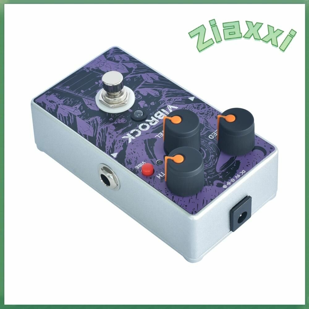 Хоровой вибрато для электро- и бас-гитар, педаль с настройками уровня и глубины, для музыки