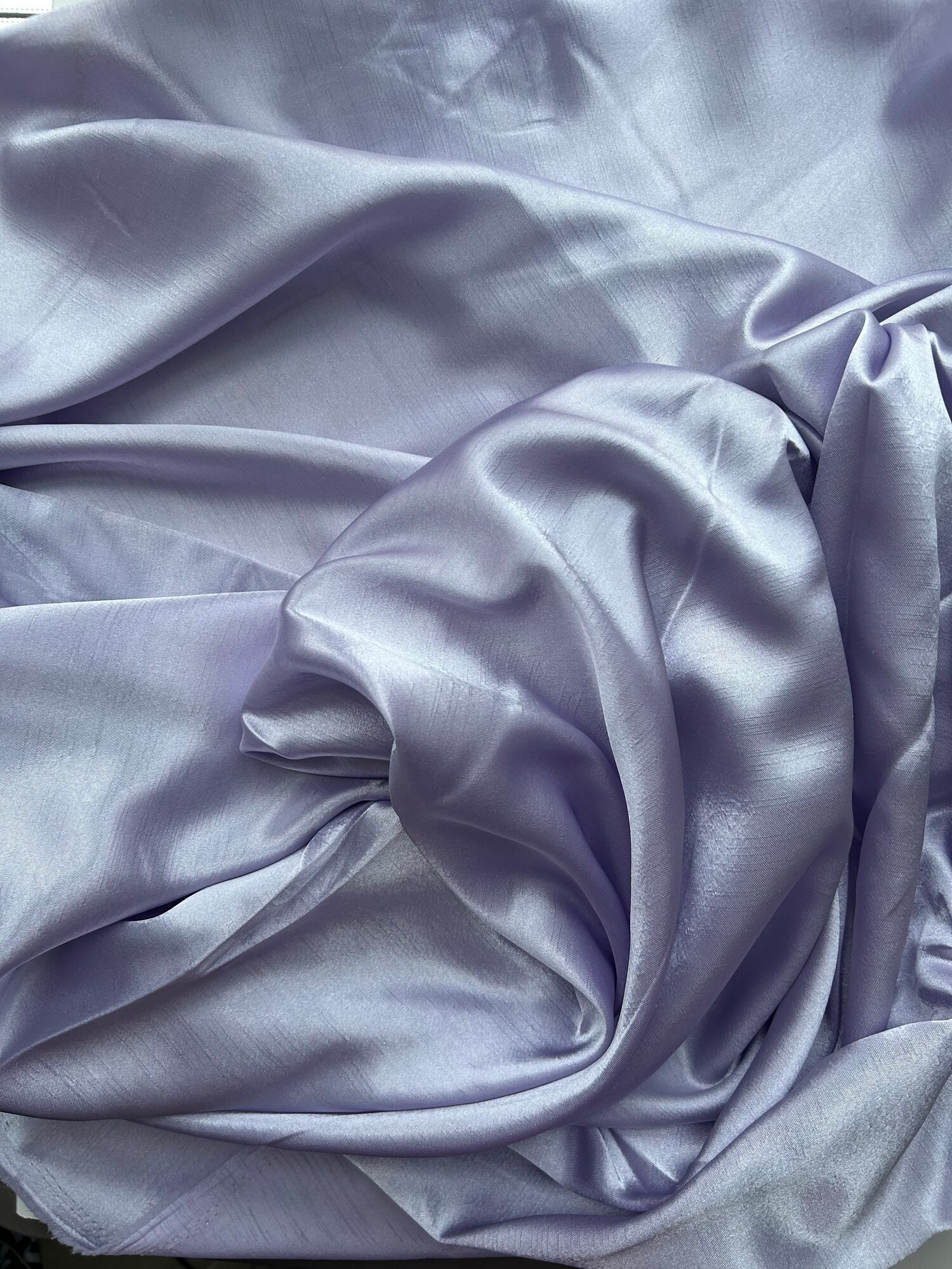 Атлас фактурный для шитья, рукоделия и пошива штор. Размер: 2х3 метра, сиреневый