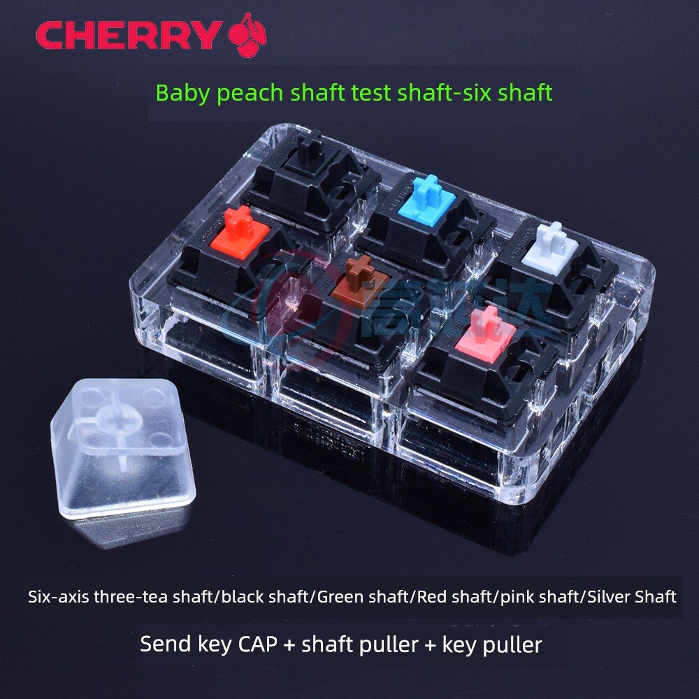Новый тестер переключателей Cherry CHERRY, переключатели TTC Kaihua BOX, синие, красные, коричневые, белые, корпус