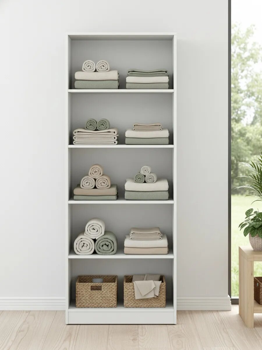 В спальню распашной шкаф FRESTER деревянный для одежды с полками, от производителя