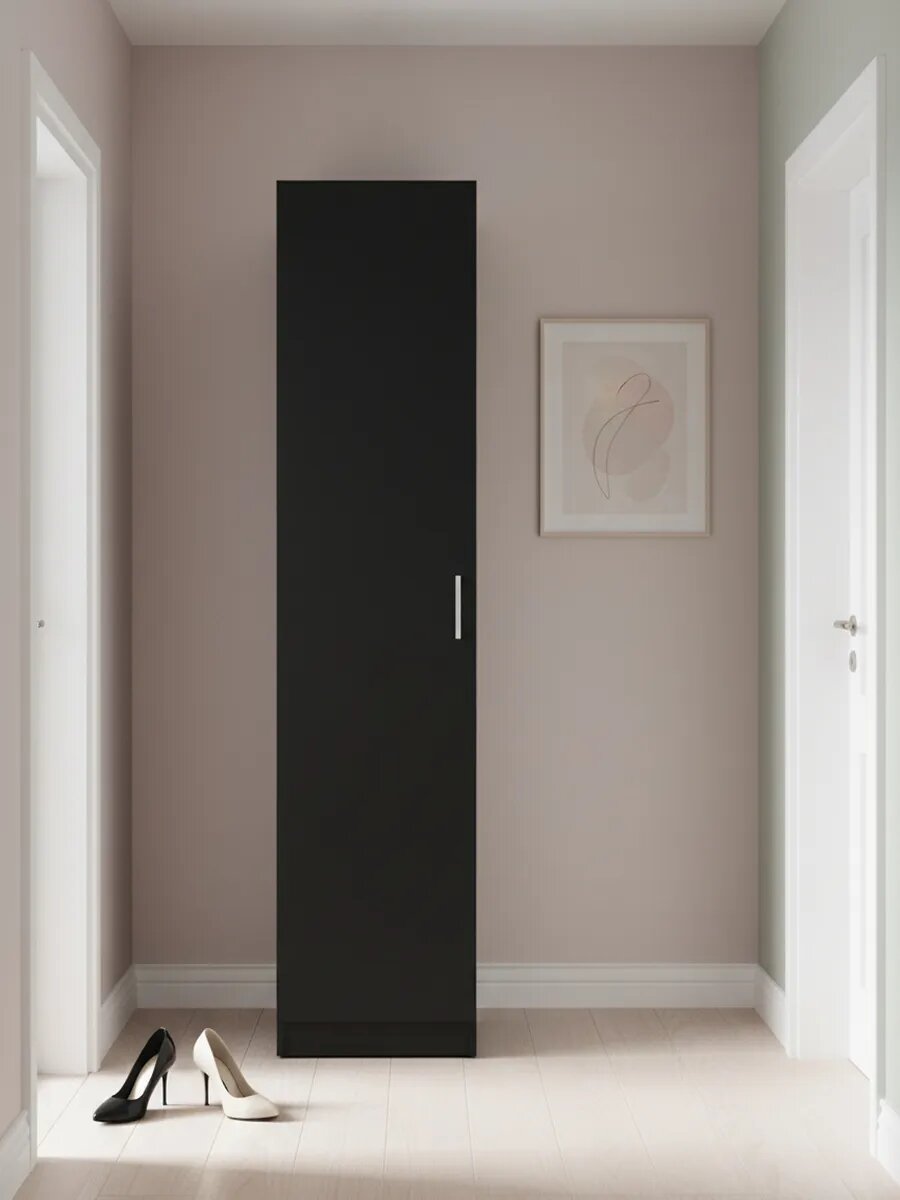 Распашной пенал шкаф FRESTER для одежды с полками в прихожую, от производителя