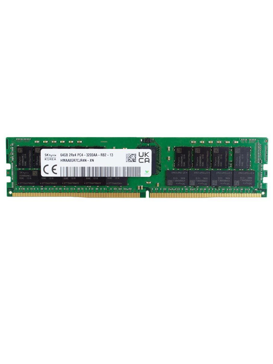 Оперативная память Hynix original HMAA8GR7CJR4N-XNT8 64ГБ, DDR4, RDIMM ECC, 3200 МГц, CL22
