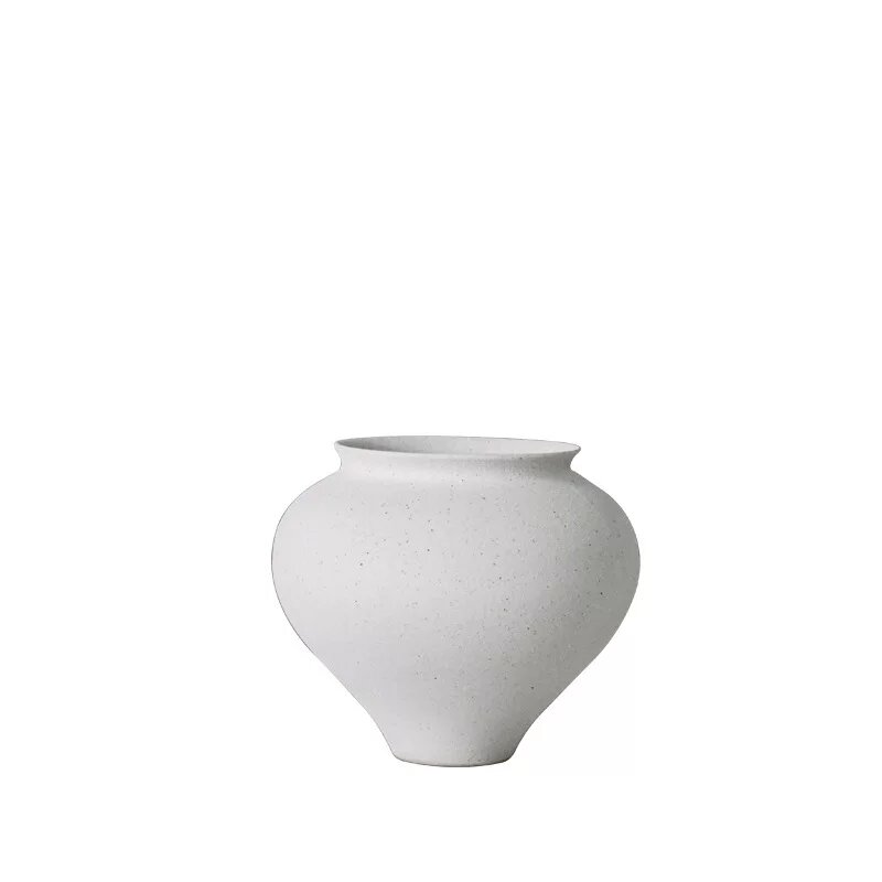 Белая керамическая ваза в скандинавском стиле для декора, современная композиция из цветов для дома, отеля, гостиной,