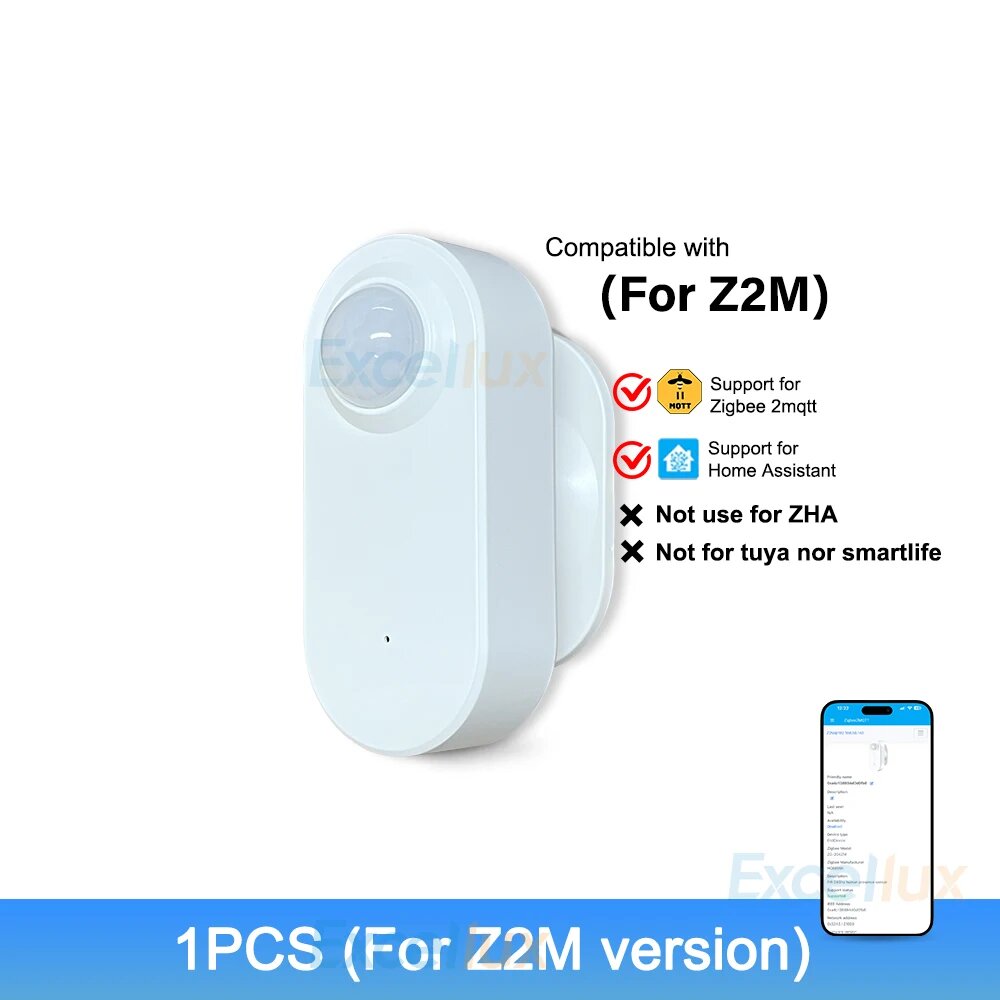 Датчики присутствия человека Zigbee с радарным датчиком 24G MmWave, умным PIR-датчиком движения, детектор яркости для Tuya Smart Life Z2MQTT