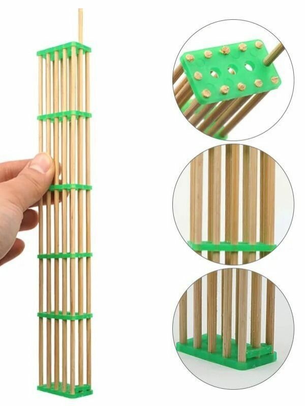 Эксклюзивные маточные изоляторы, 5 штук, бамбук длинный