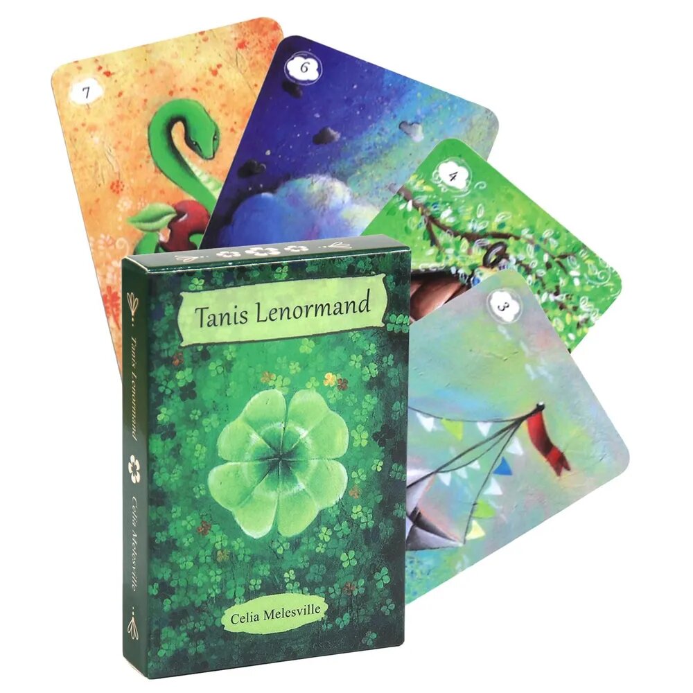Новые Карты Таро танис ленорман Семейная Вечеринка Игра Гадание На Картах Таро с Электронным Руководством E