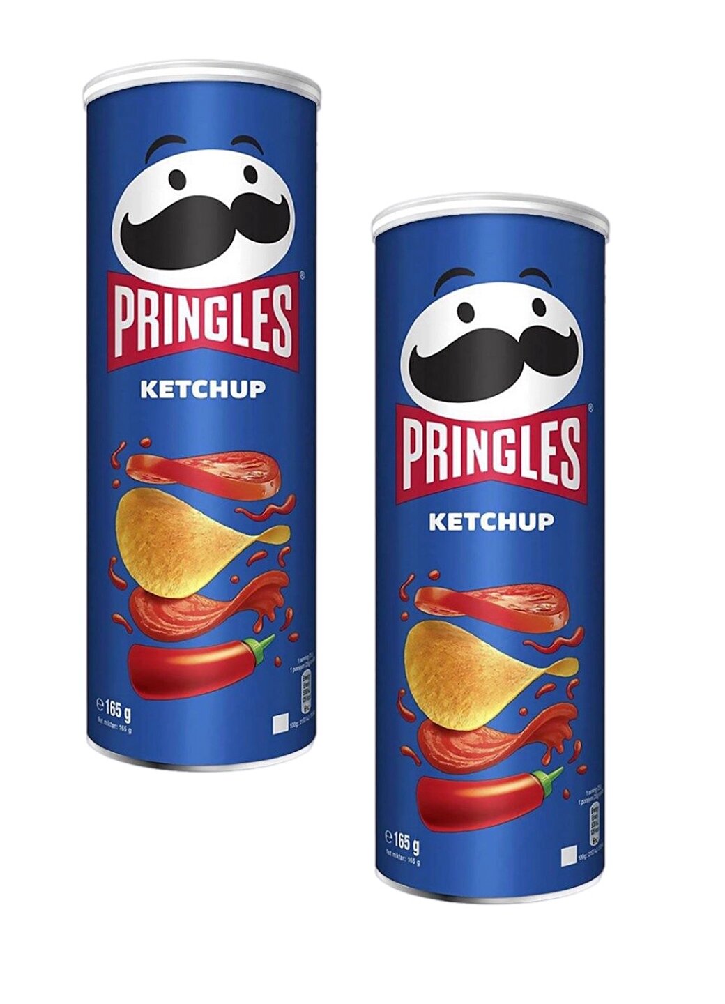 Чипсы картофельные Pringles Ketchup, с вкусом кетчуп 165г х 2 шт (Европа)