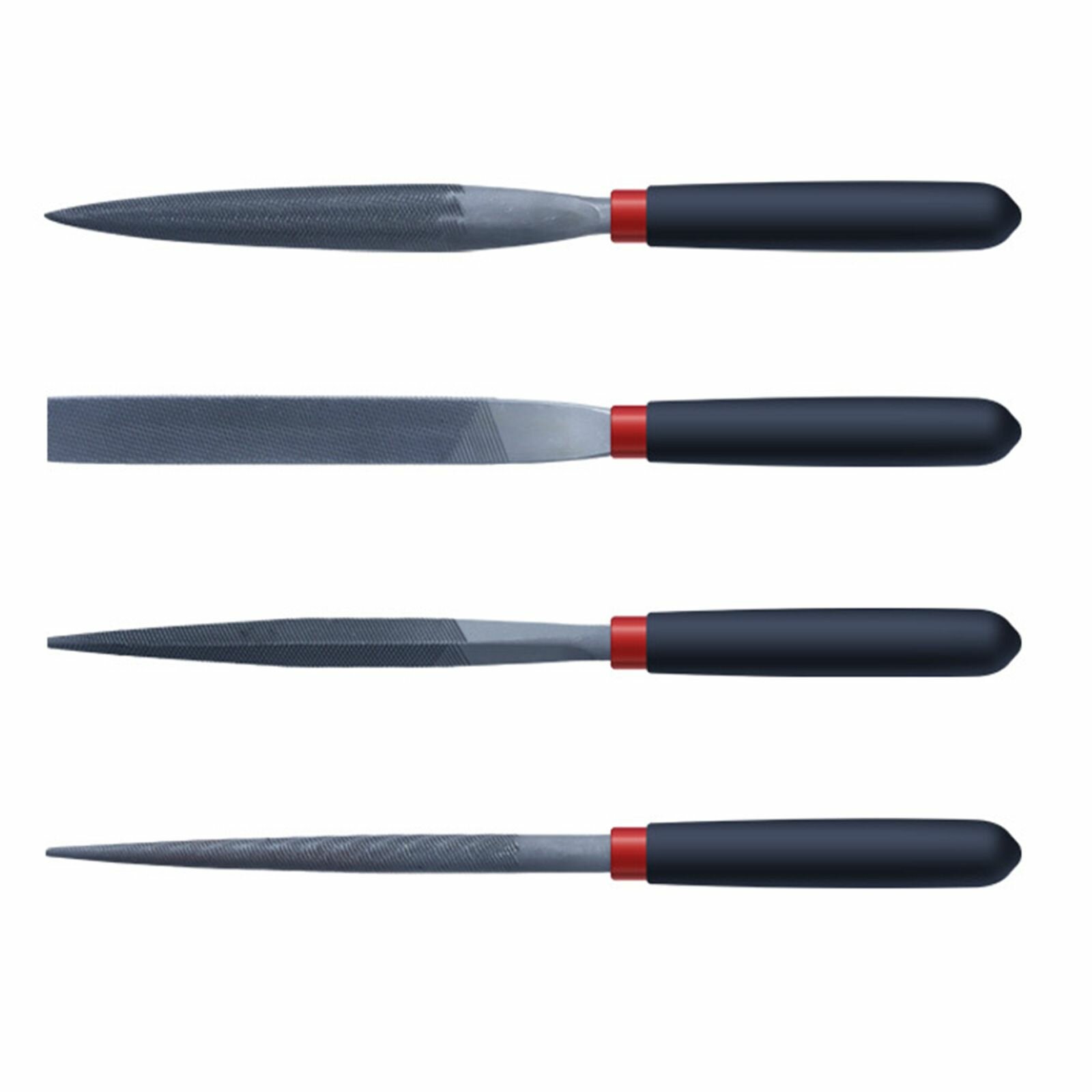 4 шт Набор мини надфилей для обработки металла дерева и камня