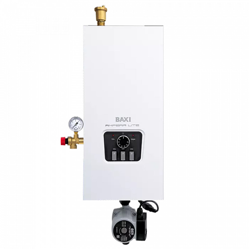 Котел электрический настенный BAXI AMPERA LITE - 6 кВт (220/380В, одноконтурный)