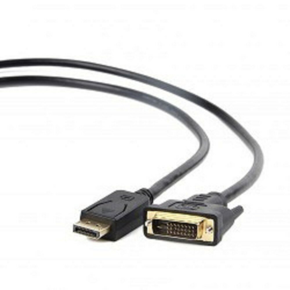 Gembird Кабель DisplayPort-DVI Cablexpert 1м, 20M 19M, черный, экран, пакет CC-DPM-DVIM-1M