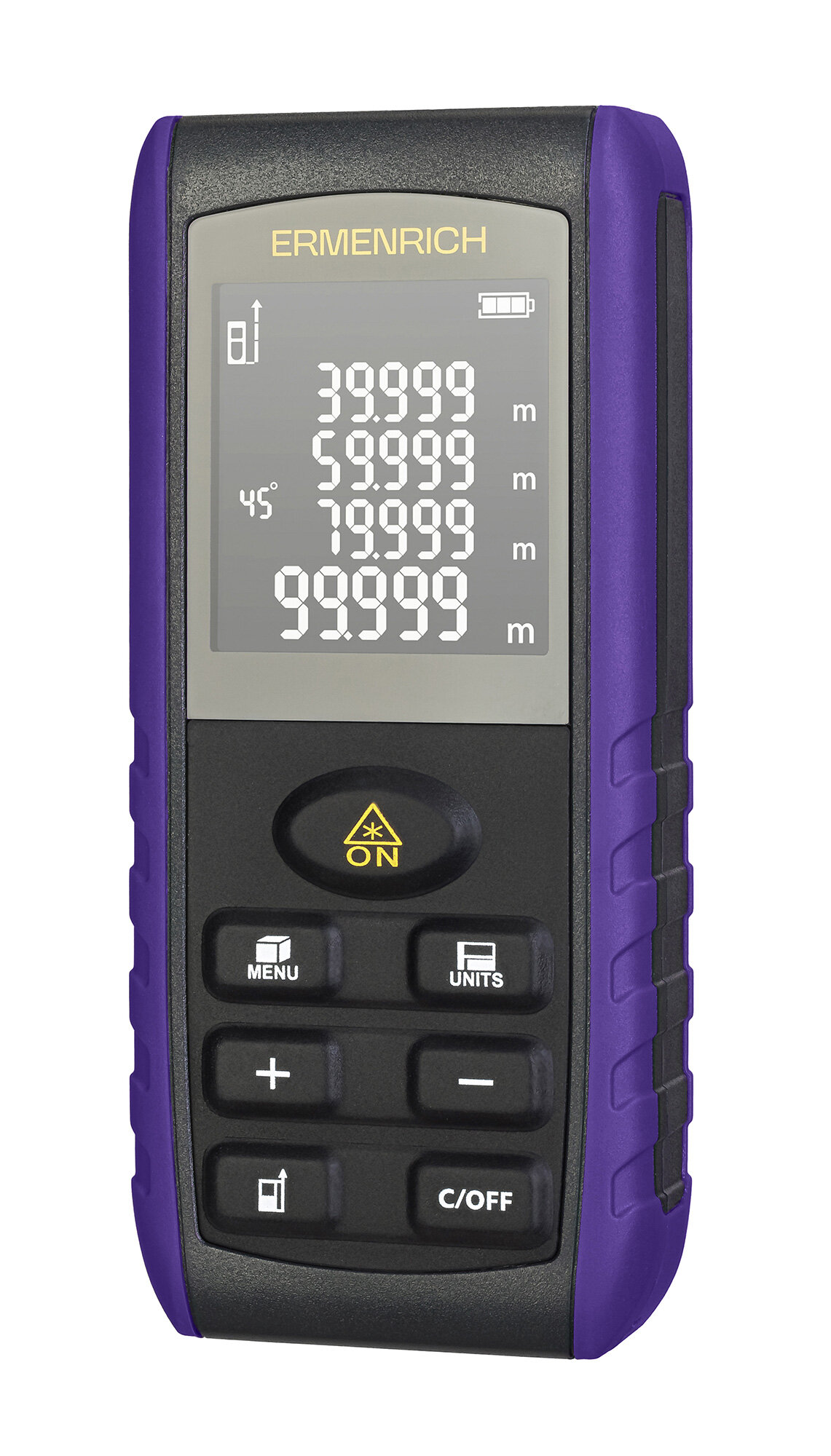 Лазерная рулетка Ermenrich Reel PRO GE100 Фиолетовый