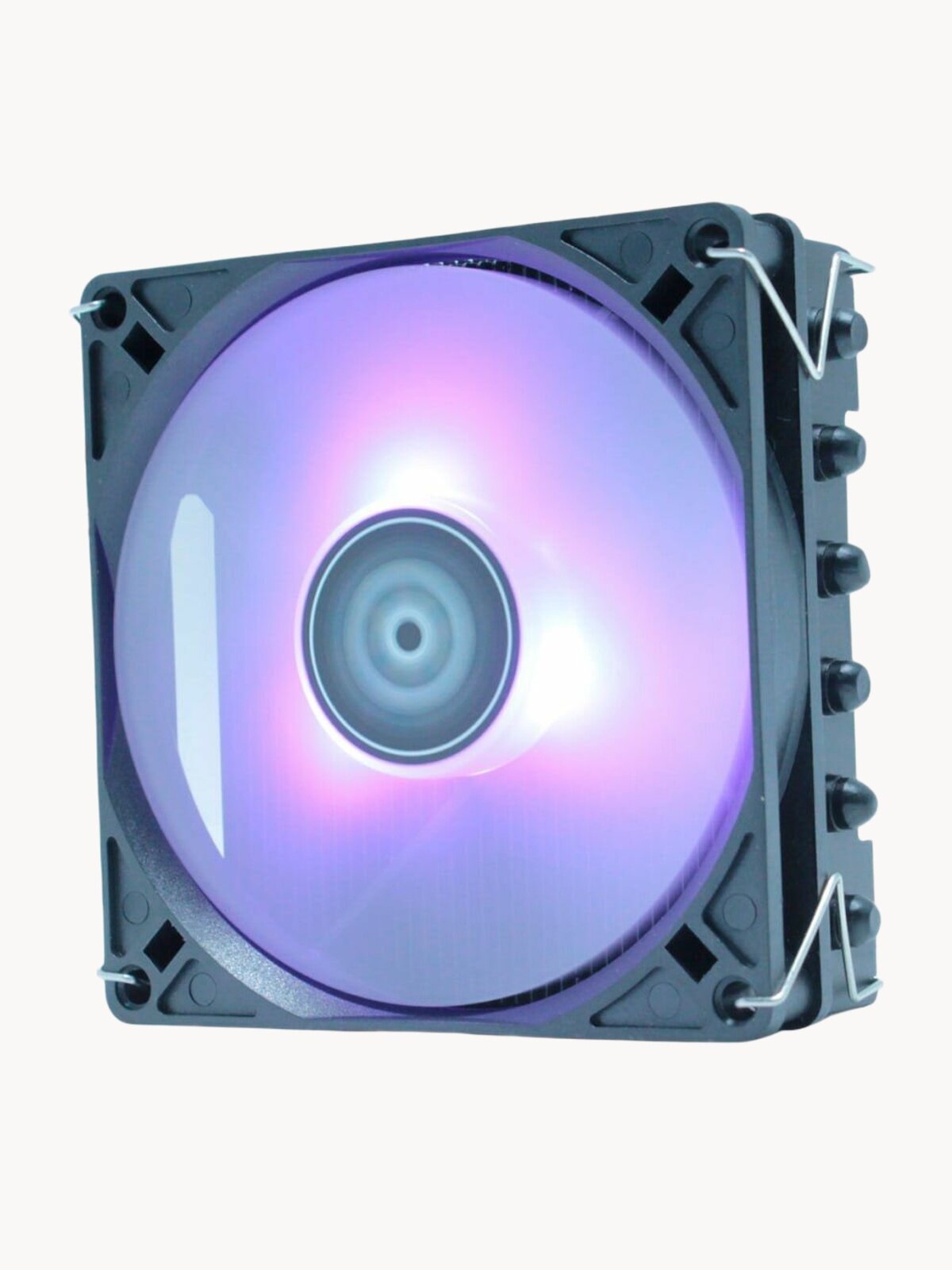 Кулер вентилятор Snowman MC-45, гидродинамический подшипник, RGB-подсветка, 6 тепловых трубок