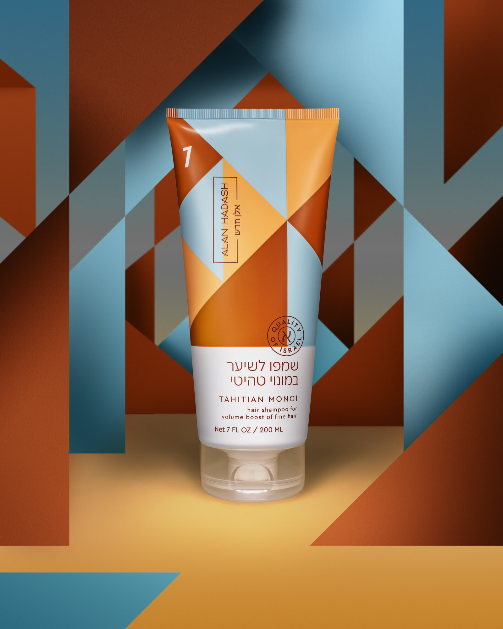 Шампунь для волос Alan Hadash Tahitian Monoi Shampoo, объем для тонких волос, 300 мл