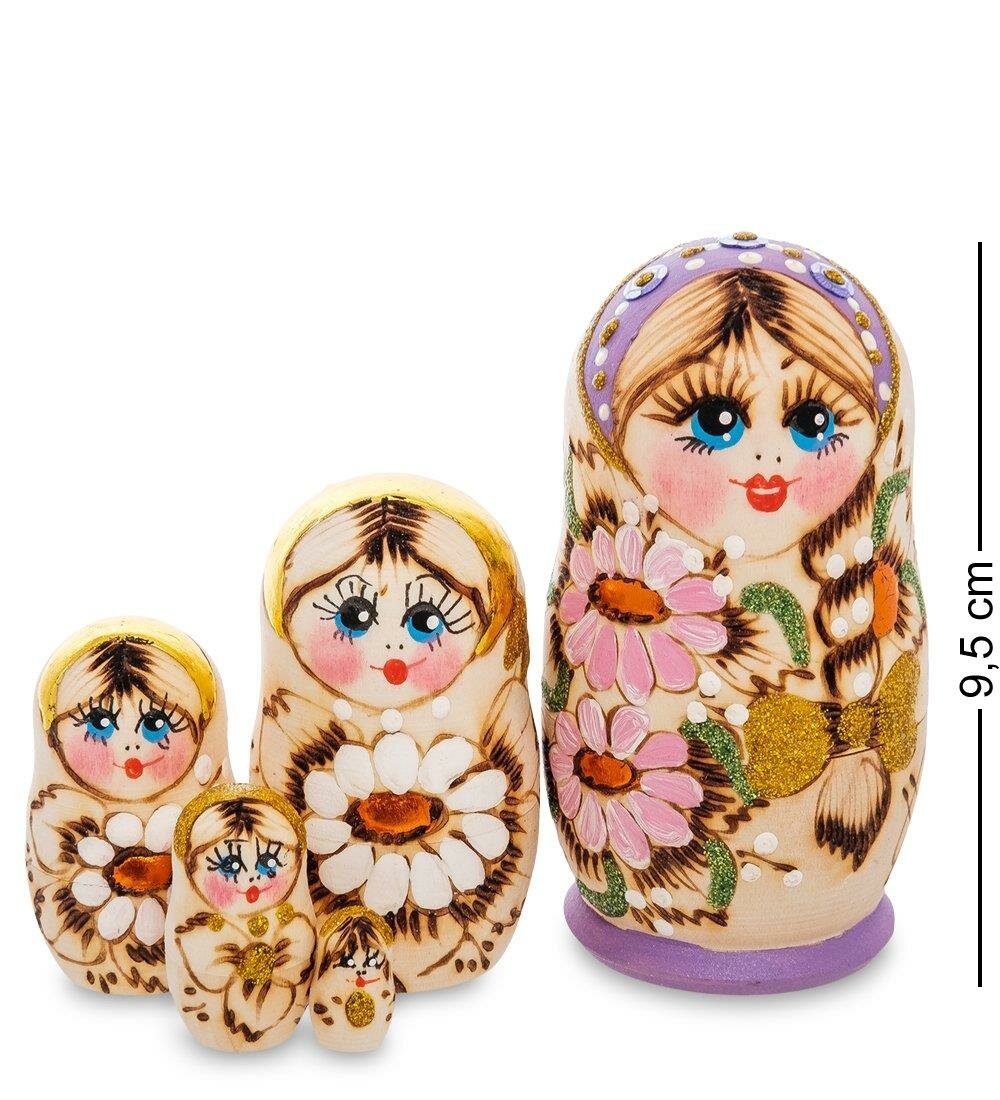 Матрешка 5м "Любава" A2157431 Народные промыслы, Дерево липа, краски