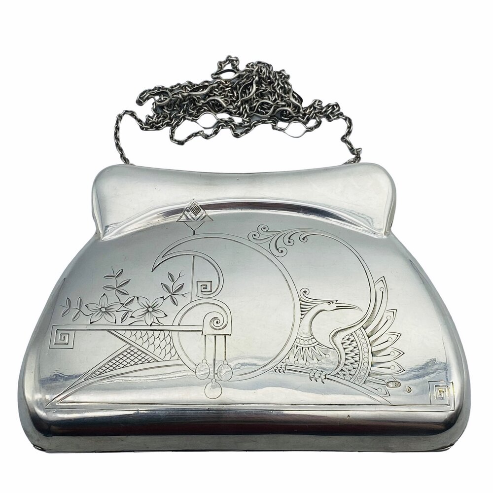 Серебряная театральная сумочка, 0.84 проба, 1900-1917 гг, (ВС) Российская Империя