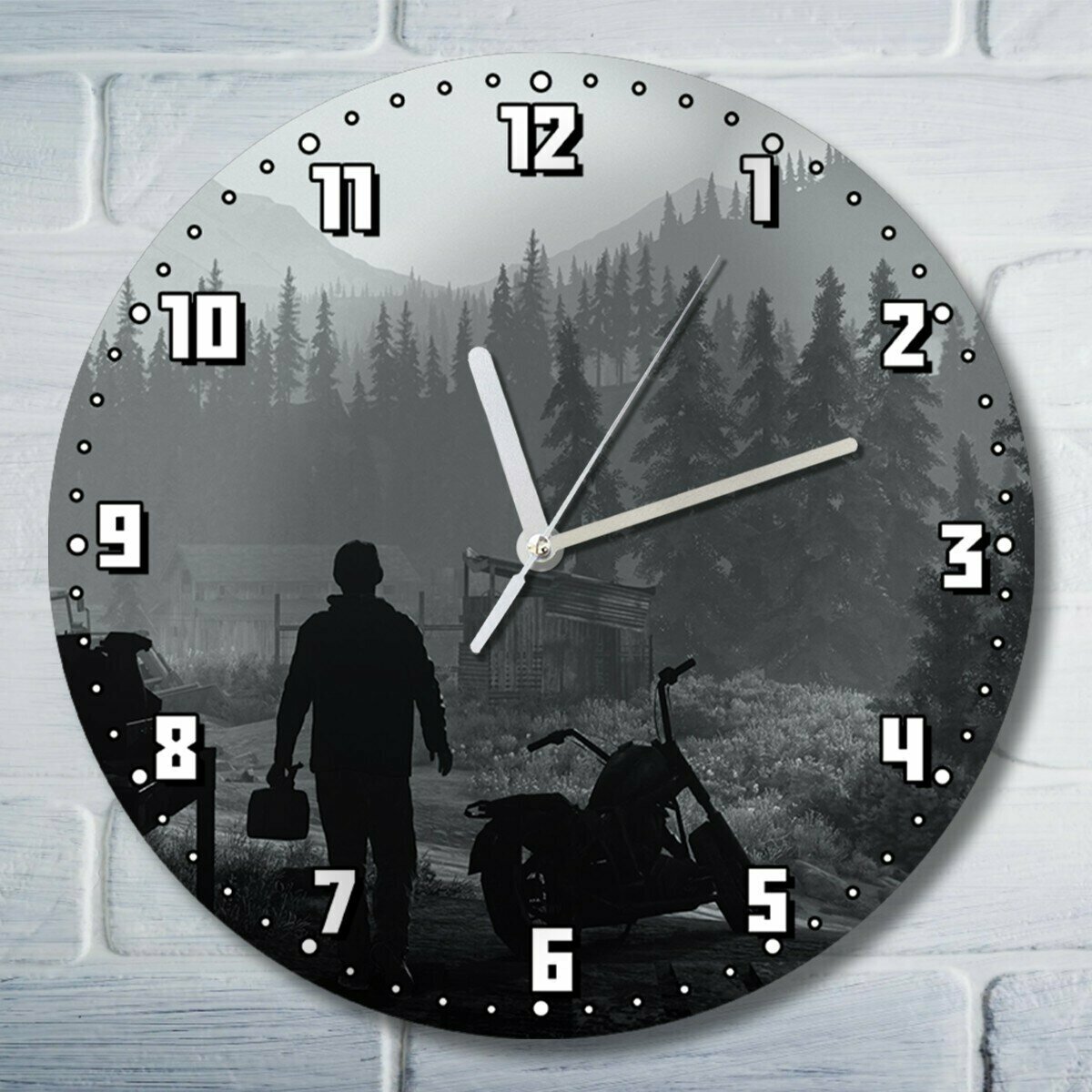 Настенные часы УФ с рисунком Игры Жизнь после - 2344