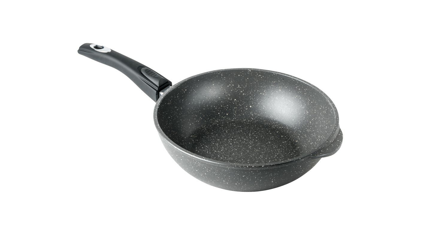 Сотейник ф260 h82 "Горница" со съемной ручкой без крышки Графит ст2612тм