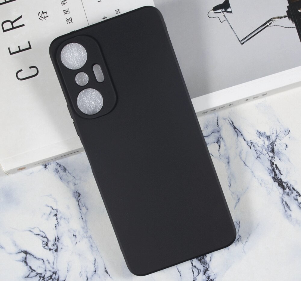 Задняя панель-чехол-накладка MyPads Morbido для Infinix Hot 20S ультра-тонкая полимерная из мягкого силикона черная