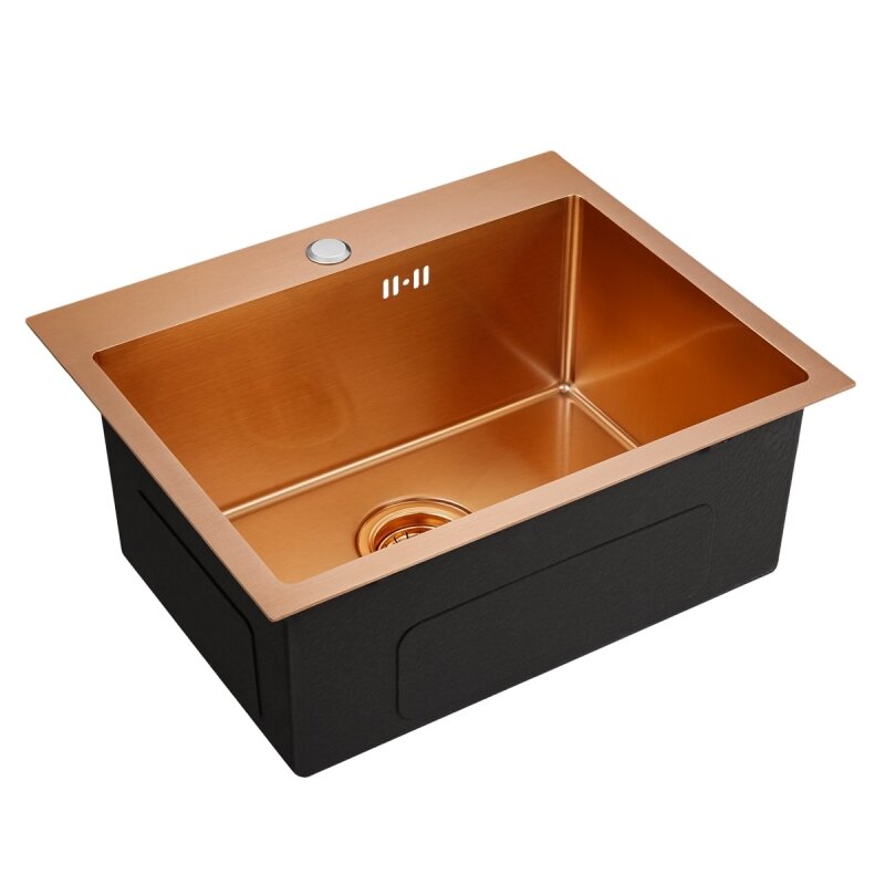 Кухонная мойка (53х43) EMAR EMB-115 PVD Nano Coppery