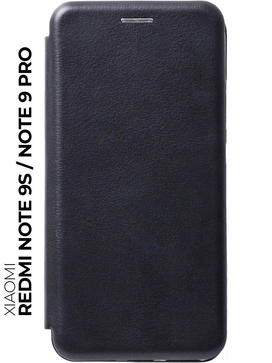 Чехол ZiFu Book для Xiaomi Redmi Note 9s / Note 9 Pro черный