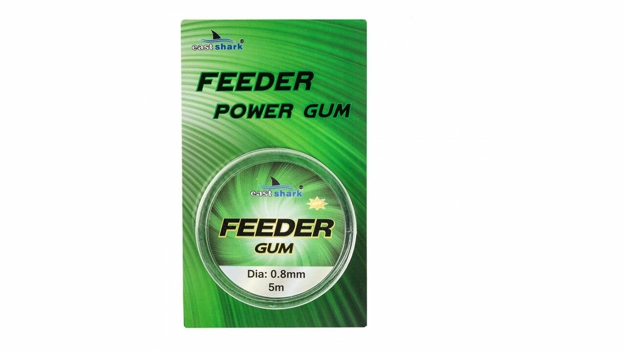 Фидергам Feeder GUM clear 5 м 0.8 мм прозрачный