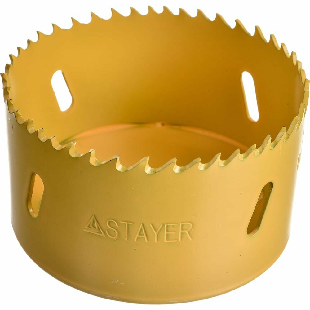 Коронка универсальная биметаллическая PROFESSIONAL (76х38 мм; 5/8') STAYER 29547-076, из быстрорежущей, дрелями