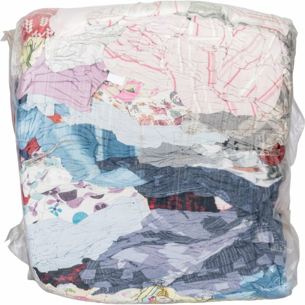 Ветошь ООО Комус, фланель, цветная, 10 кг 1007882