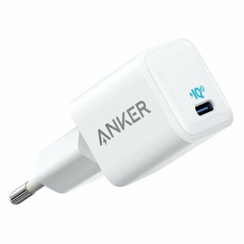 Сетевое зарядное устройство ANKER PowerPort III Nano, USB type-C, 20Вт, 3A, белый [a2633g22]