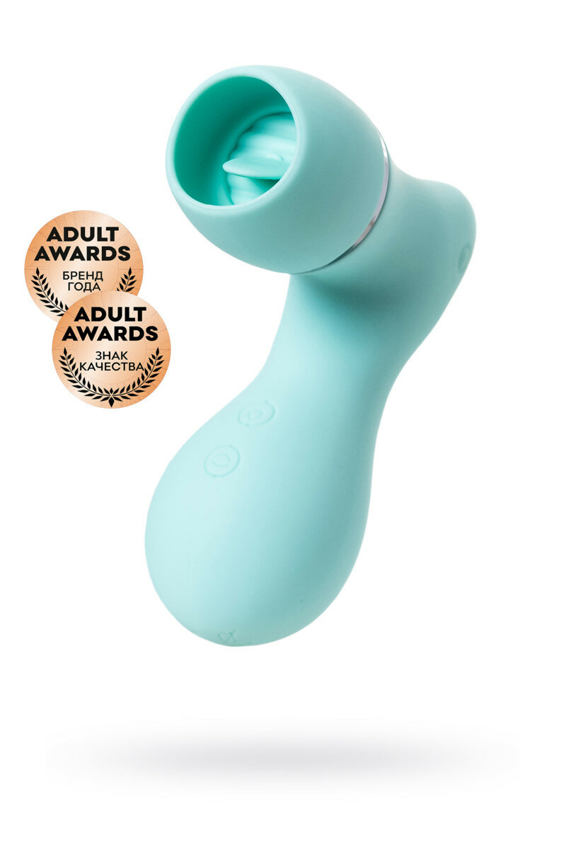 Вакуумный стимулятор клитора Bad Kitty с двигающимся язычком, 10 режимов