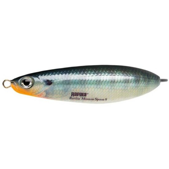 Блесна незацепляйка Rapala Rattlin' Minnow Spoon 08 /BG, 8см/ 16гр
