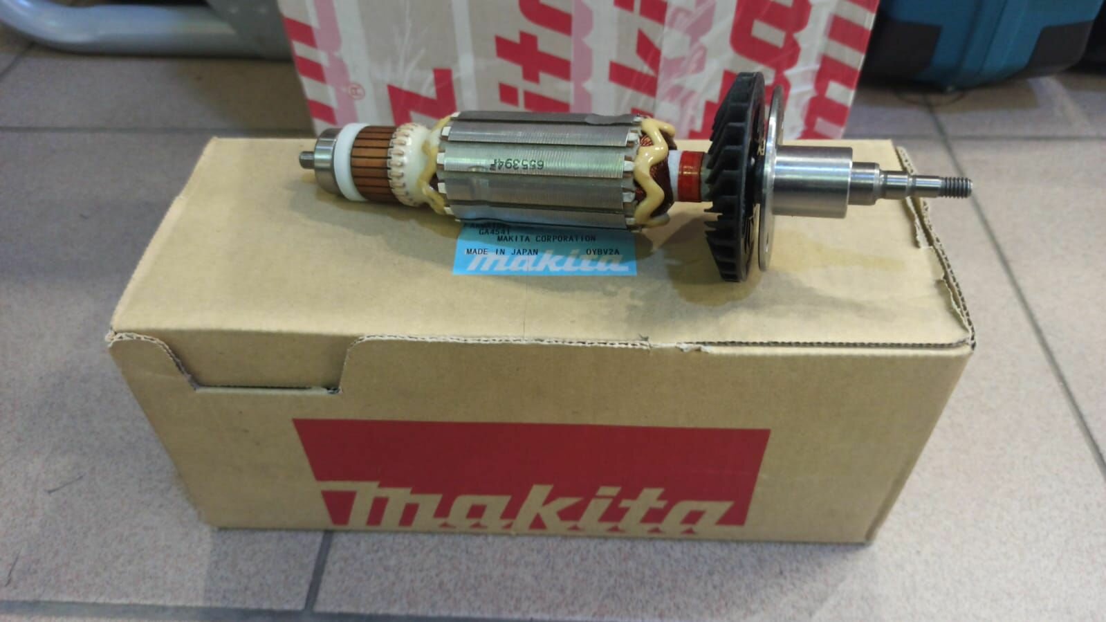 Ротор (Якорь) для болгарки (УШМ) MAKITA GA5041R (515394-5)