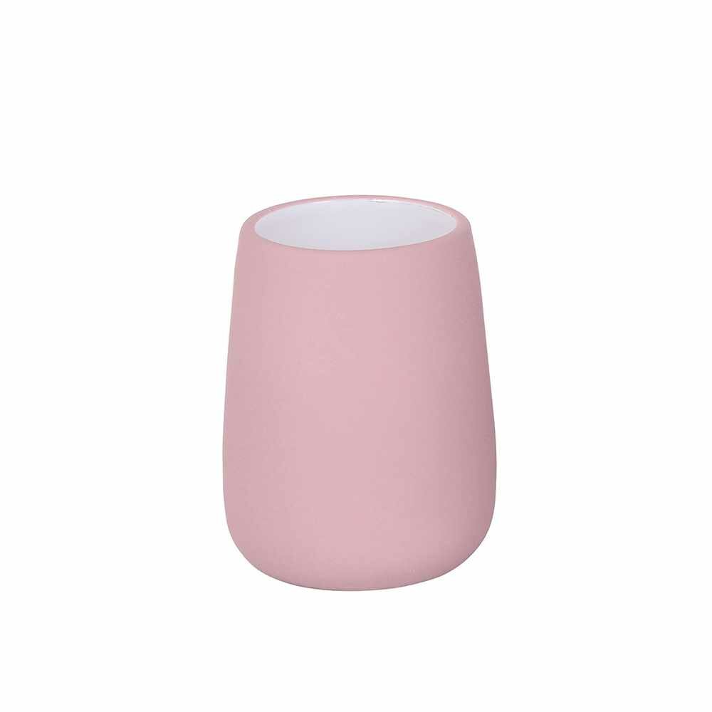 Стакан АкваЛиния Soft керамика розовый