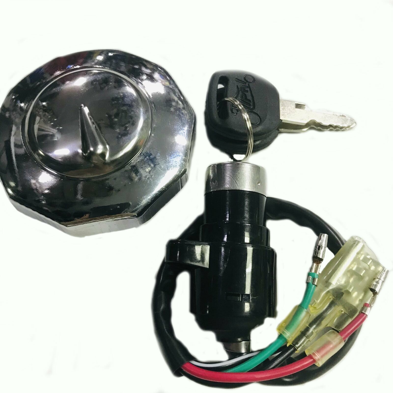 Замок зажигания голый Alpha + крышка бака