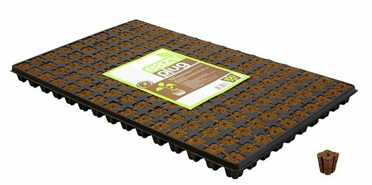 Квадратная пробка для проращивания семян и рассады Eazy Plug 150 шт.