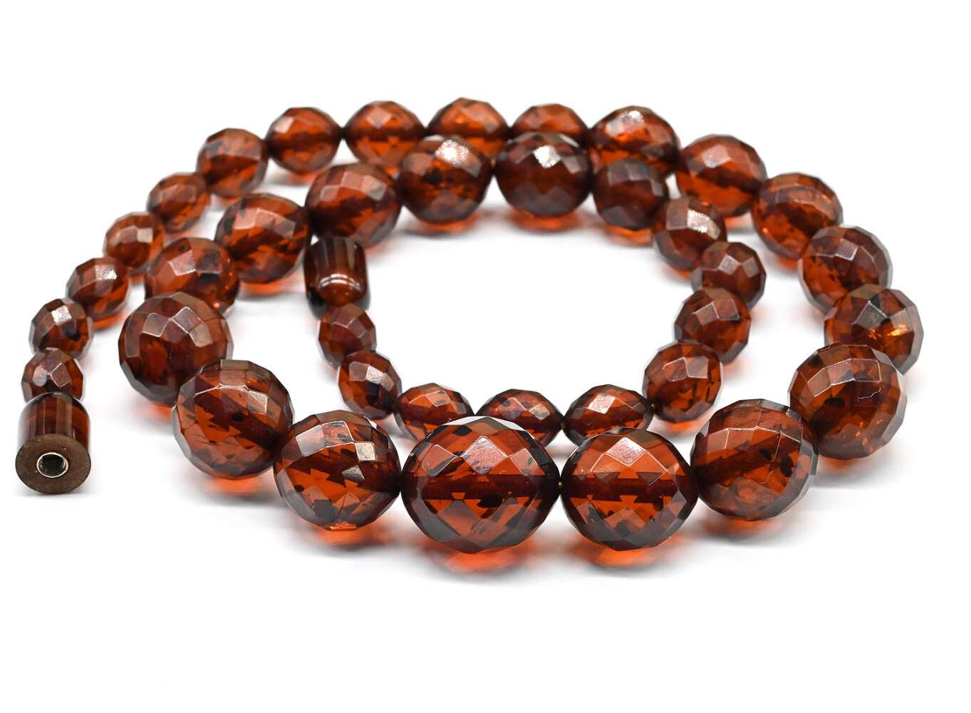 Колье, янтарь