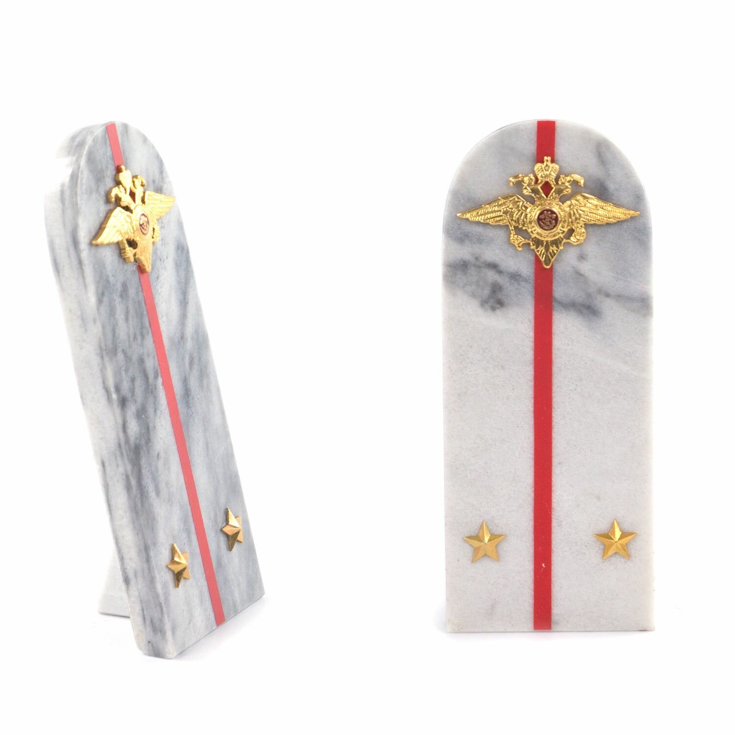 Сувенир "Погон Лейтенант МВД" камень мрамор 116375