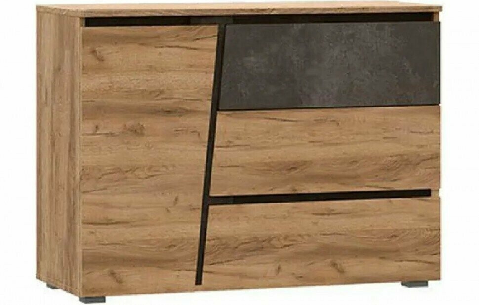 Комод Мебельная компания "МиФ" Соренто, ЛДСП, 100х41.8х75 см