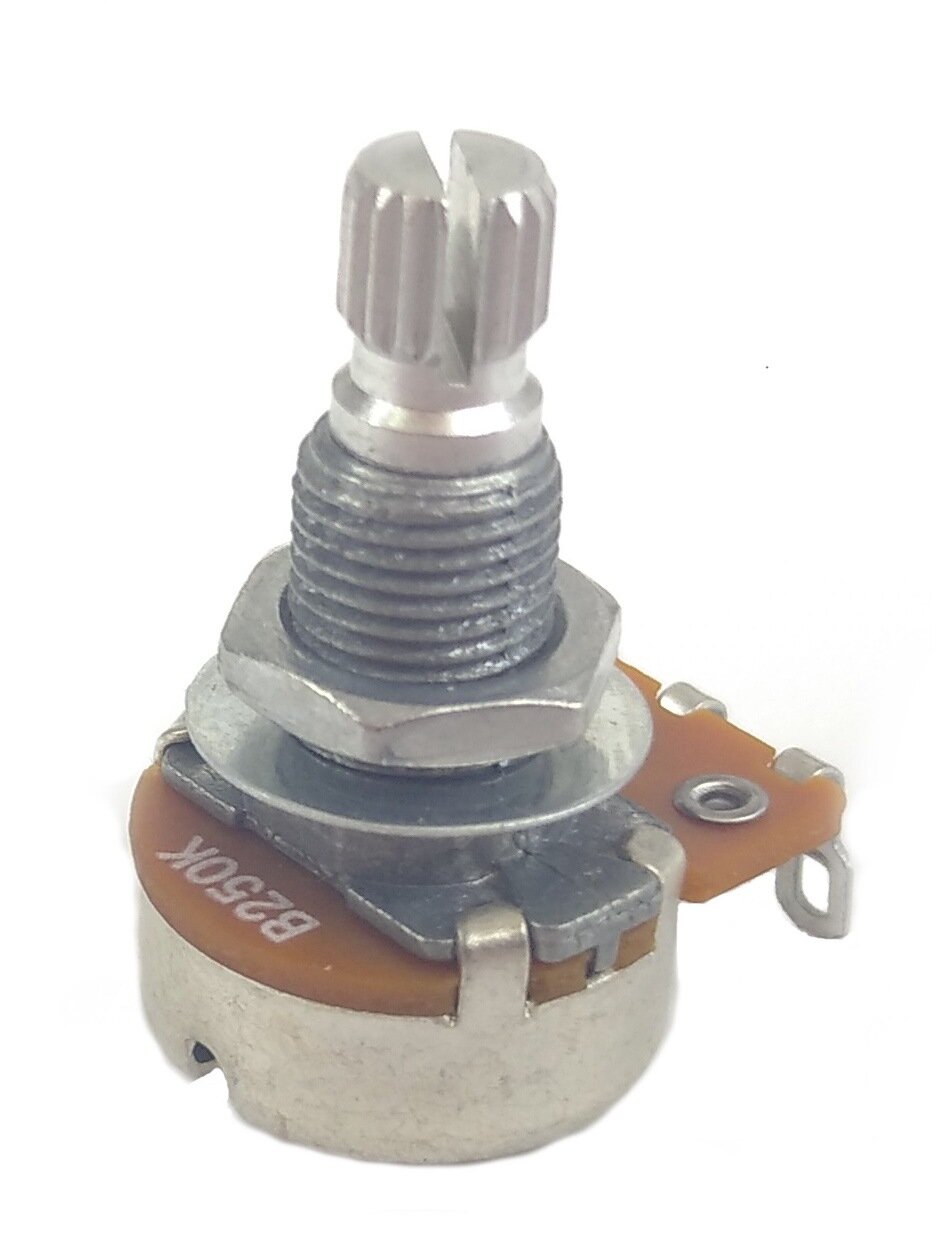 Paxphil H30 потенциометр B250K, длина резьбы 10 мм