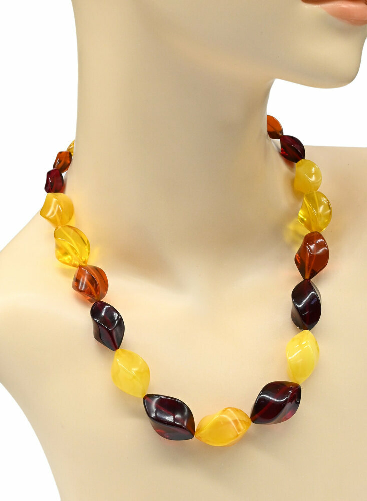 Колье, янтарь