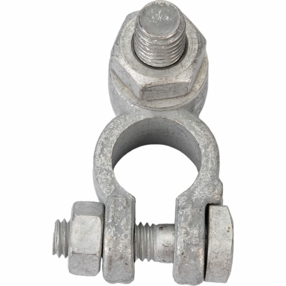 Клемма для аккумулятора General Technologies "+" Тип EURO под болт с гайкой /латунь/ GT-M060002P