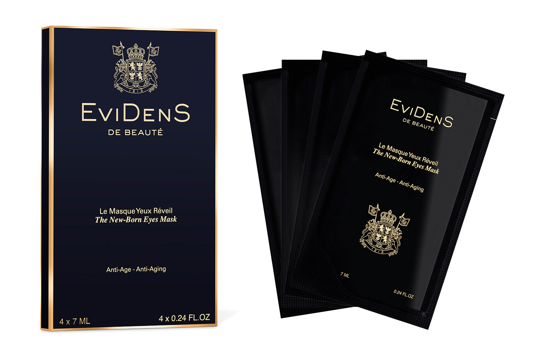 EVIDENS DE BEAUTE The New-Born Eyes Mask Маска для глаз возрождающая, 4 шт х 7 мл.