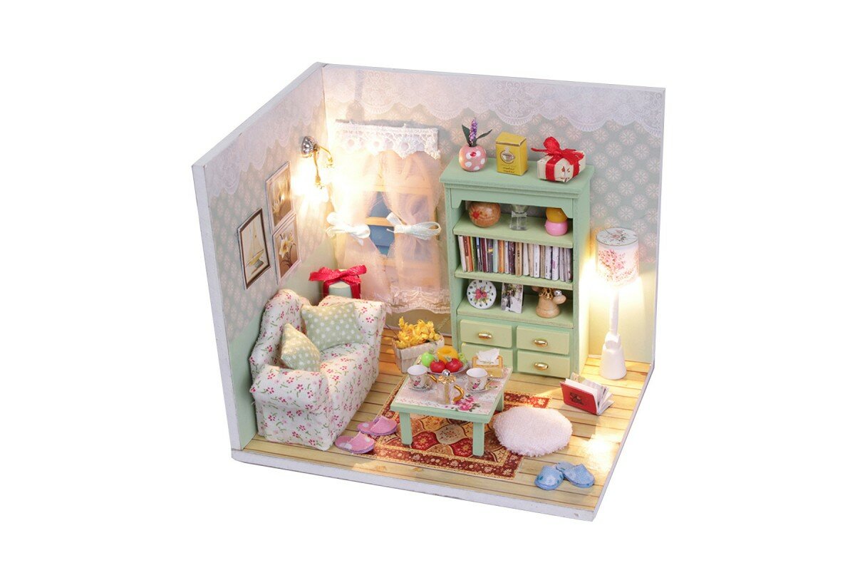Румбокс, интерьерный конструктор MiniHouse Чай вдвоём (с фигурками)