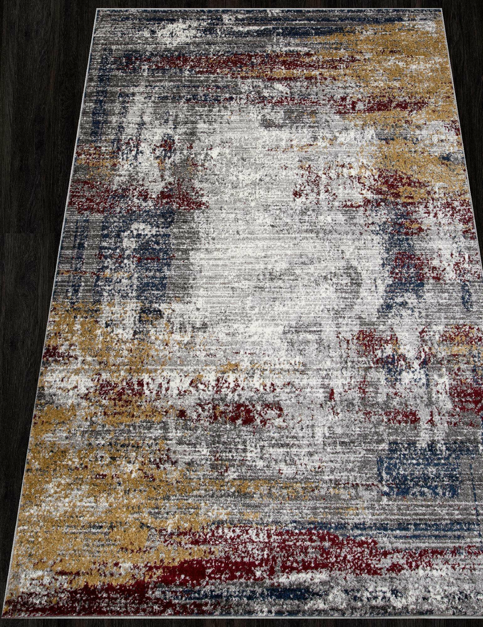 Ковер на пол в гостиную в спальню 100х200 см современный ворс 10 мм 288152 Kover-Russia