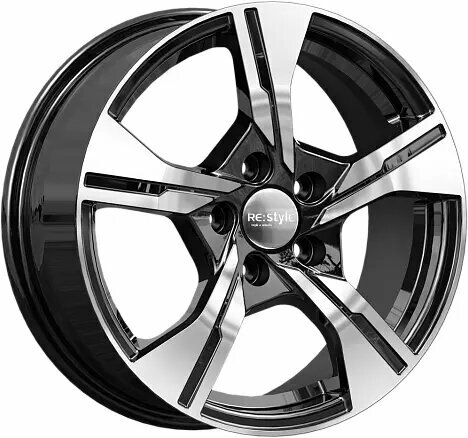 Диски автомобильные K&K KC1053 6,5x16 5x108 ET33 60,1 Алмаз черный