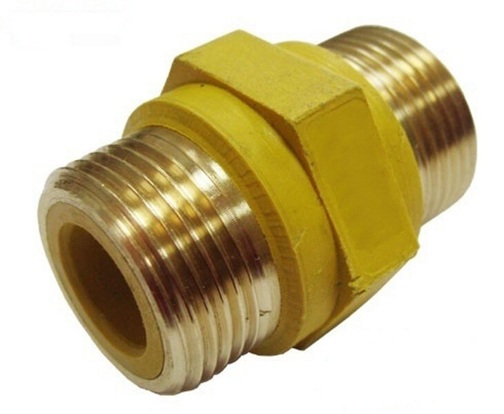 Диэлектрическая вставка 1/2" Ш/Ш для подключения бытовых газовых приборов