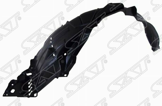 Подкрылок SAT, для Honda Jazz/Jazz II 02, передняя, правая, черный