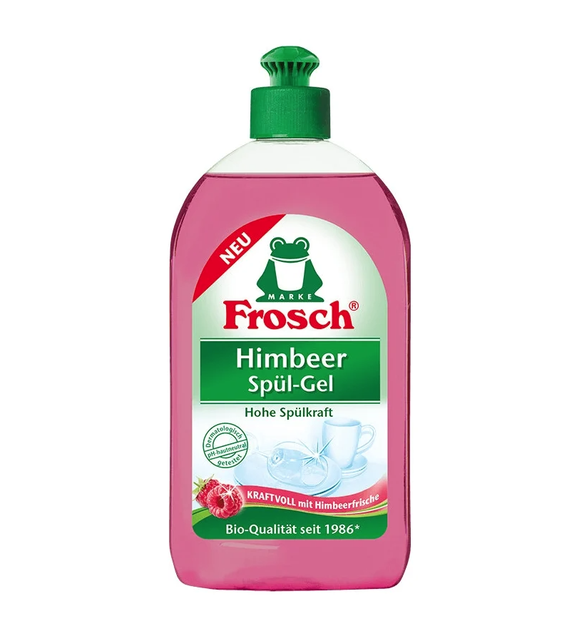 Frosch Концентрированный гель для мытья посуды Малина 500 мл